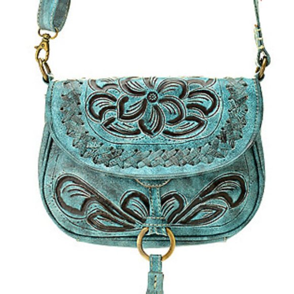 Labrado | Bags | Labrado Leather Wildflower Mini Saddle Handbag | Poshmark